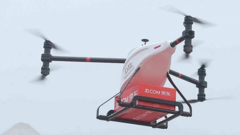 JD.com at CES 2019 with autonomous delivery drones - GRA