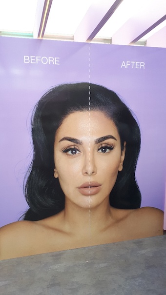 Huda Beauty pop-up store, London - GRA